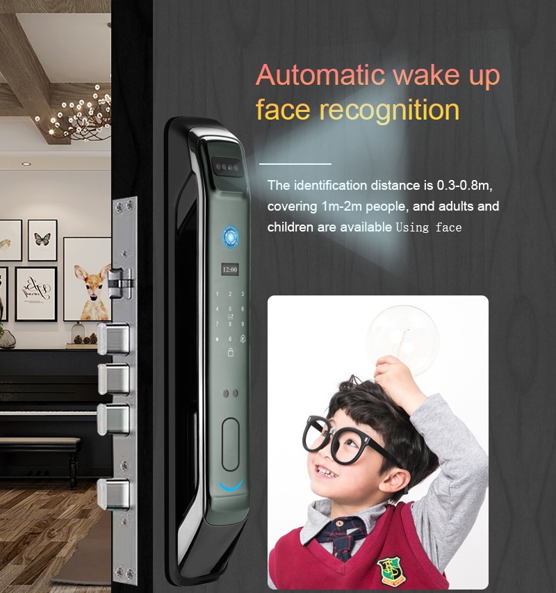 Tuya Zigbee 3D Face Smart Door Lock YFFZ-X1B Factory